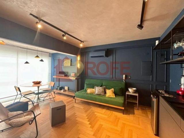Apto mobiliado e decorado à venda em Moema 1 dorm 1 vaga 42m²