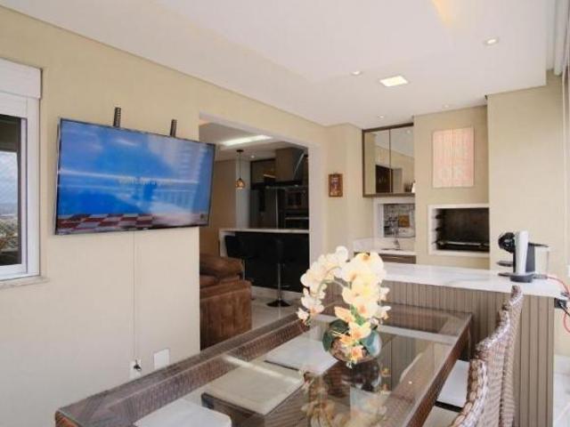 APTO MOBILIADO E DECORADO, ANDAR ALTO, TERRAÇO GOURMET, 02 VAGAS !