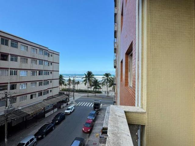 Apto na Tupi Praia Grande com Vista Mar! 2 Quartos, Mobiliado, Sacada e 1 vaga