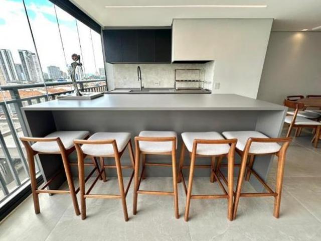 APTO NO BELENZINHO, MOBILIADO, 04 SUÍTES, TERRAÇO GOURMET, 03 VAGAS !