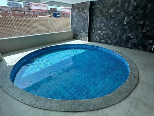 Apto no Boqueirão, Praia Grande com 2 Quartos 1 suite sacada gourmet e 1 vaga