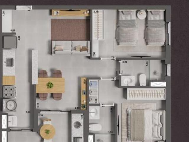 Apto no empreendimento Sette com 67 m2 | Só aqui na Rosa e Rangel Consultoria e Assessoria Imobiliár