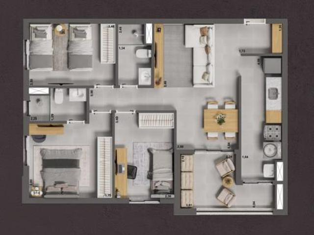 Apto no empreendimento Sette com 79 m2 | Rosa e Rangel Consultoria e Assessoria Imobiliária