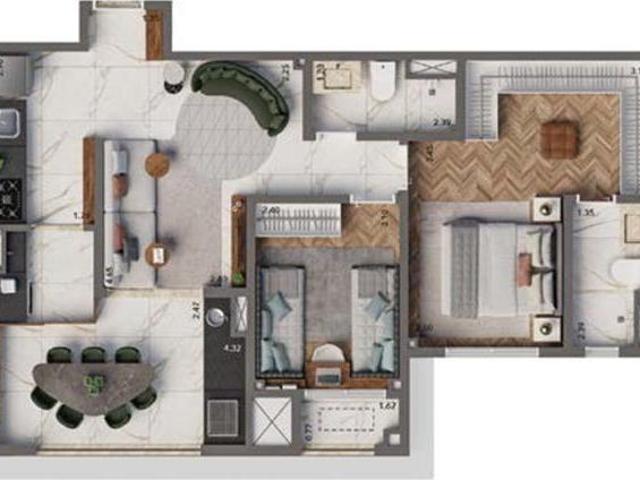 Apto no Ipiranga,70m², 2quartos, 1 vaga, lazer completo