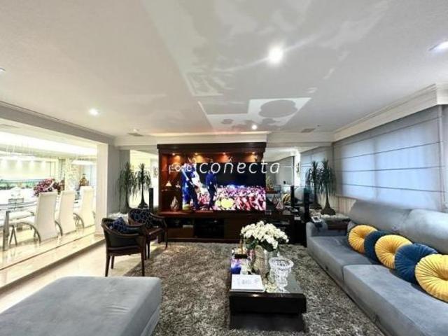 APTO NO JD. ANÁLIA FRANCO, 04 SUÍTES, 05 VAGAS, SEMI MOBILIADO, 375M² ! ! !