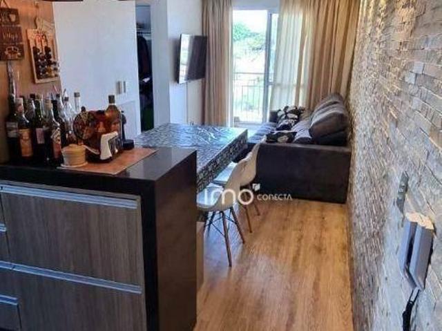 Apto no Villa Rutini em Itupeva SP 50m² 2 Quartos Churrasqueira Sacada Andar Alto R$ 345