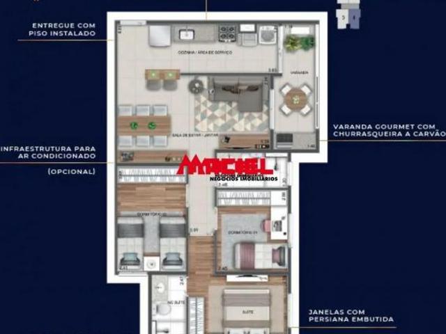 apto novo no JD Paraiso, próximo a Shopping Oriente