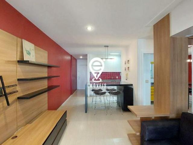Apto à venda em Brooklin Paulista com 1 quarto, 43m²