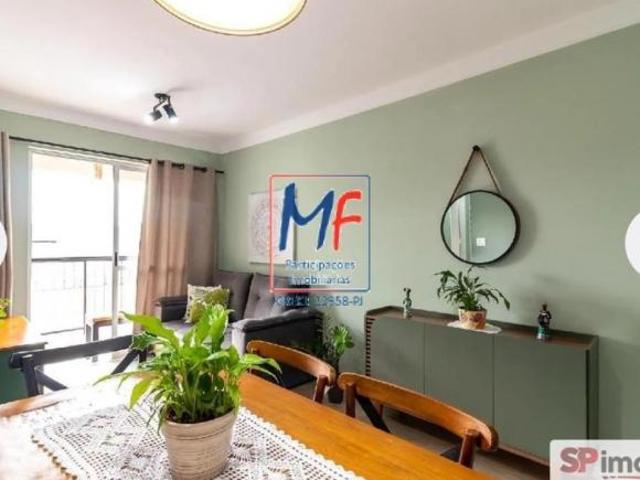 Apto à venda no Limão, com 3 quartos 1 suíte, sala c/ 2 ambientes, cozinha, lavanderia, varanda, 1
