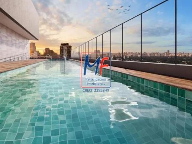 Apto a venda no Paraíso, 1 quarto, sala, cozinha, banheiro, com 31m² a.u lazer. Prox. Metrô Ana