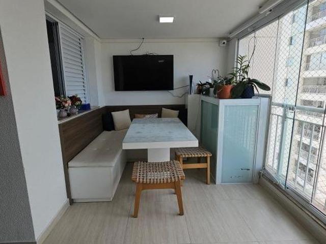 APTO A VENDA NO TATUAPÉ, SEMI MOBILIADO, TERRAÇO GOURMET, 02 VAGAS !