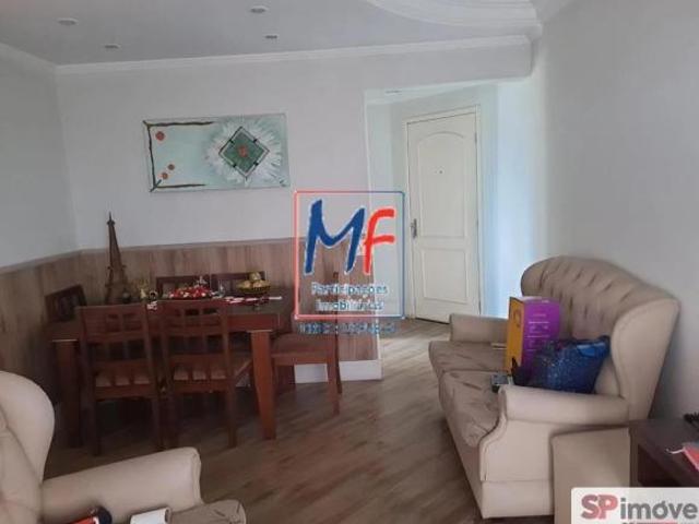 Apto à venda na Vila Laís, com 2 quartos, móveis planejados, sala, cozinha, varanda, depósito, 2 vag