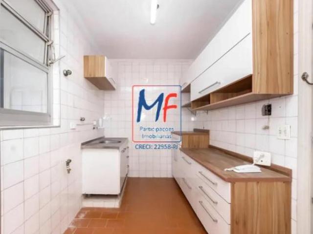 Apto à venda na Vila Madalena, com 2 quartos, sala, cozinha, área de serviço, 1 vaga 72 m² a.u.. P