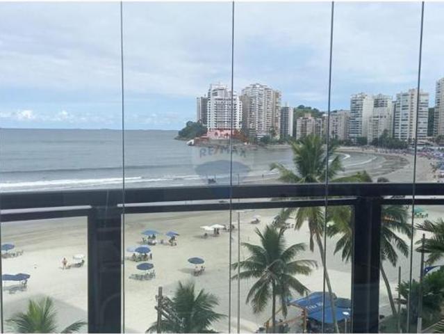 Apto Alto Padrão com 3 suítes, 2 vagas, Frente ao Mar das Astúrias, Guarujá, São Paulo