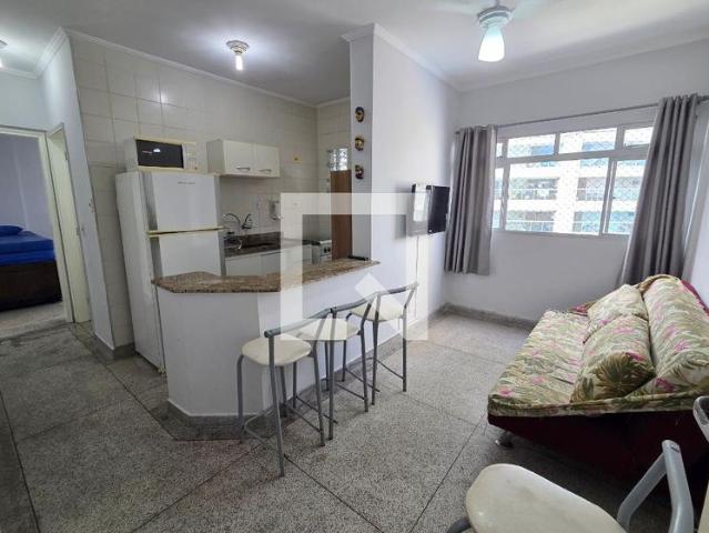 Apto, Boqueirão, 1 Quarto, 37 m2 Praia Grande