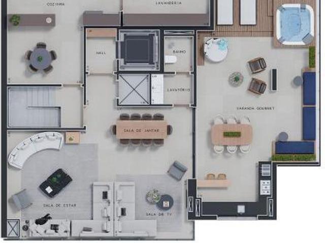 Apto cobertura duplex no Cidade de Zurique | Rosa e Rangel