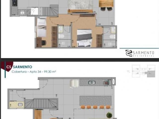 Apto com 50,25m² localizada no Centro de São Bernardo do Campo/SP