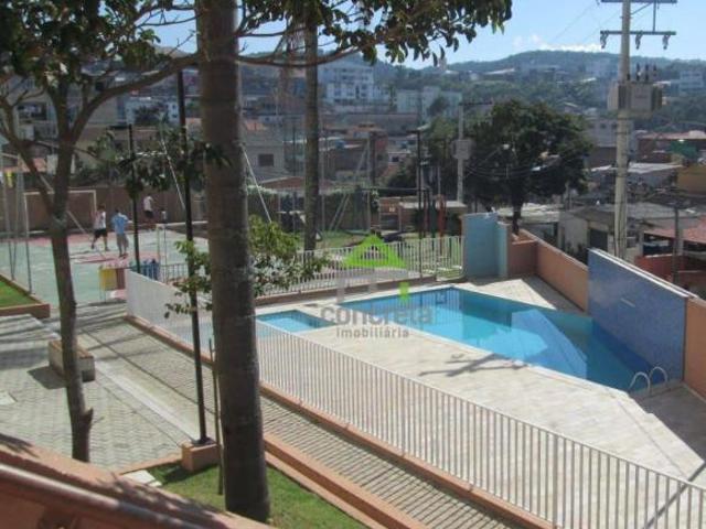 Apto com 2 quartos, sacada e elevador à venda, 50 m² somente R$ 190.000 Centro Cotia/SP