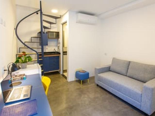 APTO duplex mobiliado com contas inclusas