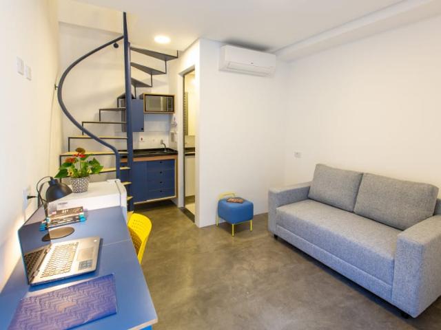 APTO duplex mobiliado com contas inclusas