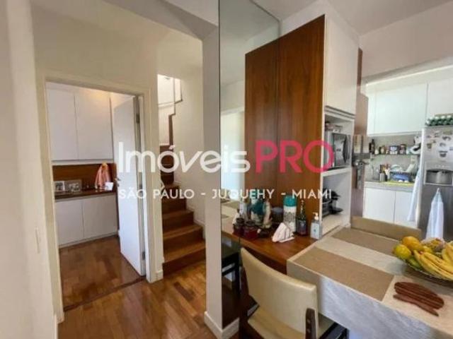 Apto de cobertura duplex mobiliado com 3 dorm sendo 1 suite e 2 vagas no Campo Belo