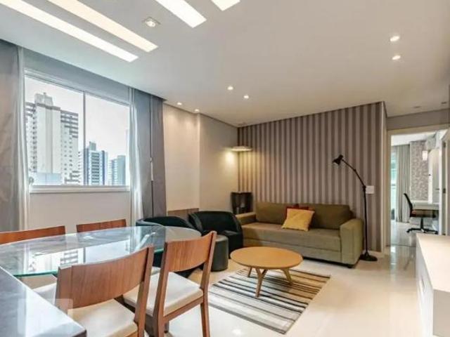 Apto de 1 quarto com garagem mobiliado