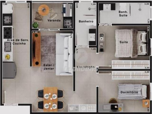 APTO DE 2 DORM NO VILA VITORIA
