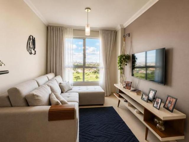 Apto de 2 quartos c/ suíte, 53 m², 1 vaga, reformado, andar alto, Res. Vivere
