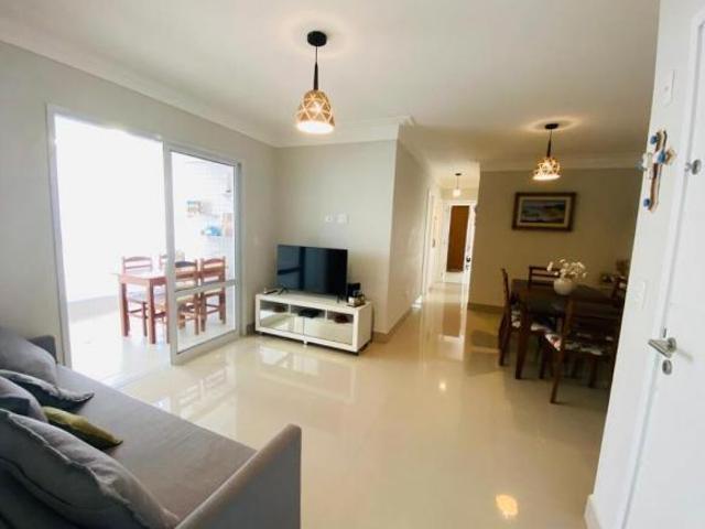 Apto de 3 Dorms c/ 2 suítes, 121 m² de área útil, FRENTE MAR. Bairro: Canto do Forte