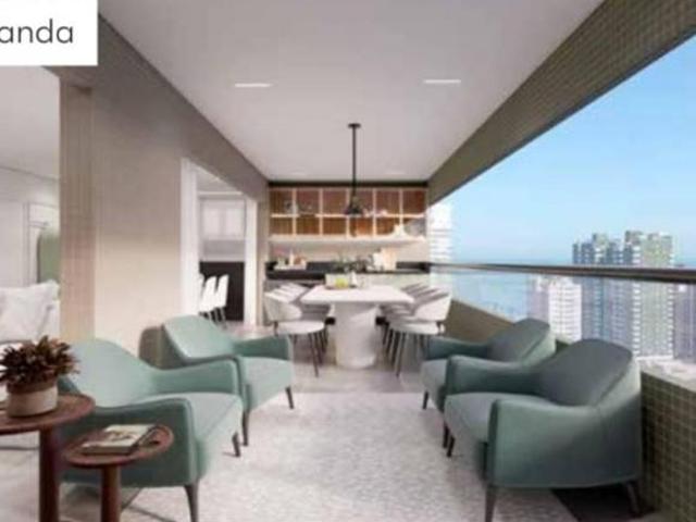 Apto de 3 Dorms c/ 3 Suítes, 155 m² de área útil, 2 vagas. Bairro: Canto do Forte