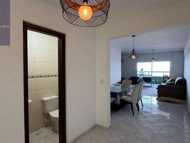 Apto frente praia 3 dorms + dependência empregada + 3 vagas demarcadas