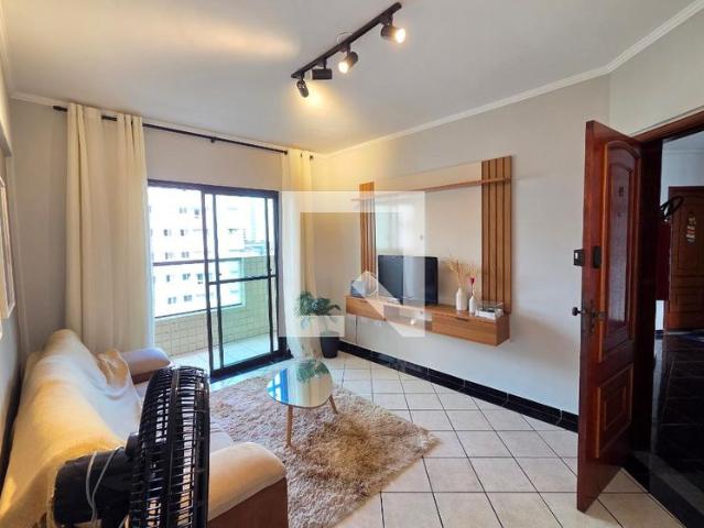Apto, Guilhermina, 1 Quarto, 46 m2 Praia Grande