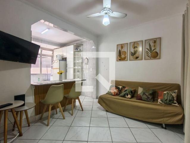 Apto, Guilhermina, 1 Quarto, 49 m2 Praia Grande