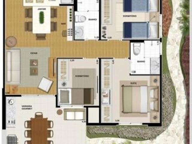 Apto Garden 3 dorm Clublife Morumbi Lazer Completo