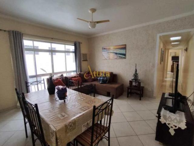 Apto lado praia, 3 quartos, 200mts praia, 1 vaga, Enseada