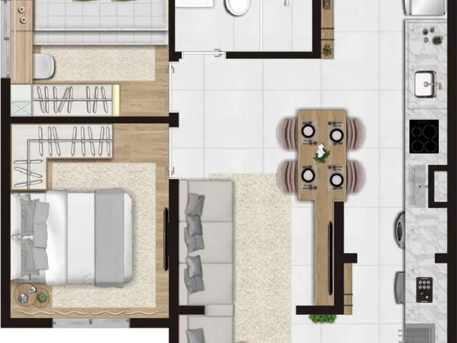 Apto para venda com 02 quartos em Jabaquara unidades a partir de 235.000 CaSa Verde e Amarela