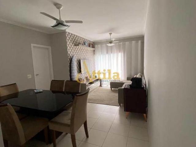Apto reformado, 3 dorms sacada, lazer, 1 vaga, Enseada
