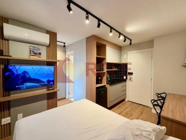 Apto Studio de 1 dormitório 21m² todo mobiliado para investimento no Campo Belo