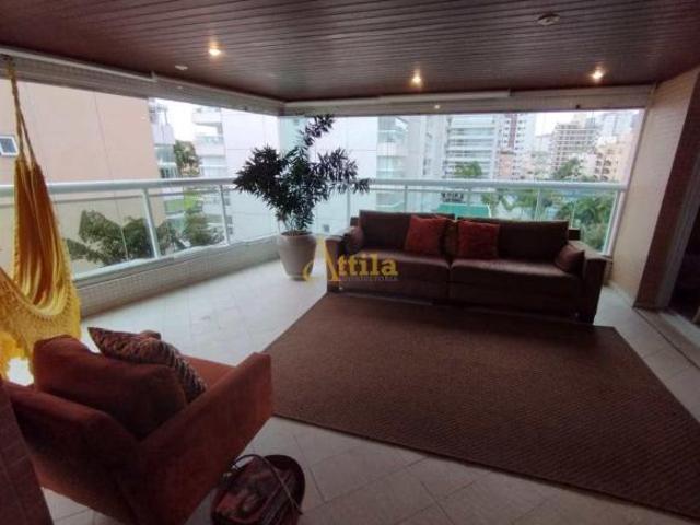 Apto terraço gourmet, 4 quartos, 4 vagas, Enseada
