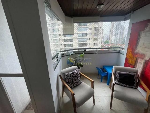 Apto à venda de 86m² de área útil com 3 dormitórios, sala com varanda, 2 vagas, com lazer completo n