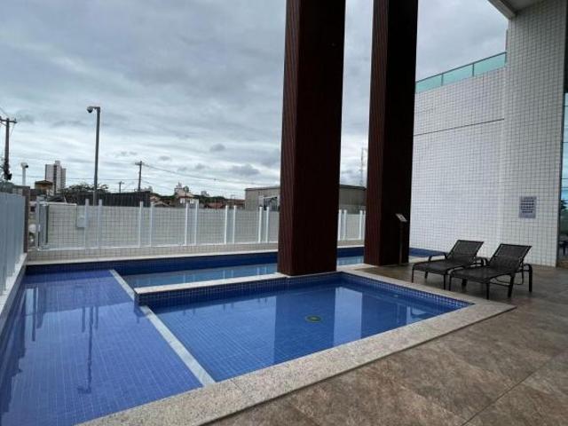 Apto Vista Mar, 2 Quartos 1 suite, sacada gourmet Mirim, Praia Grande