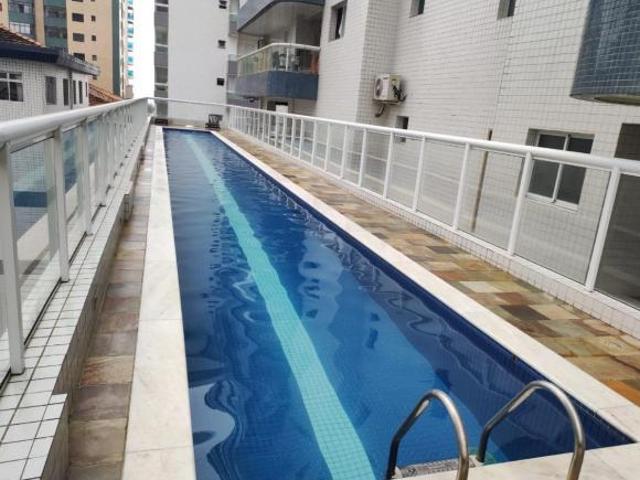 Apto Vista Mar, 2 Suites, sacada gourmet e 2 vagas Ocian, Praia Grande