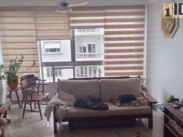 Apto vista mar com 2 dorm, dep andar alto, Aparecida, Santos/SP