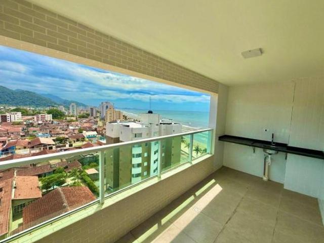 Apto Vista Mar em Condomínio Clube Frente Praia | Mongaguá