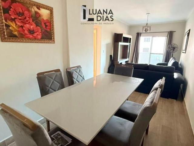 Apto 2 dorm com 1 suíte Mobiliado Portaria 200 metros praia Canto do Forte