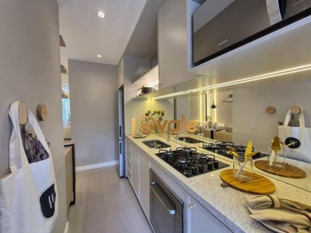 Apto 2 dormitórios, 53,62 m² Jd das Indústrias SJ dos Campos