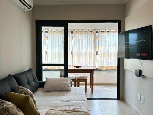 Apto 2 dorms com suíte e lavabo, 75 m2 totalmente mobiliado no Itaguá