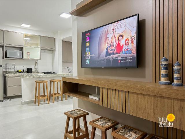 Apto 2 dorms + churrasqueira + piscina – Praia Grande