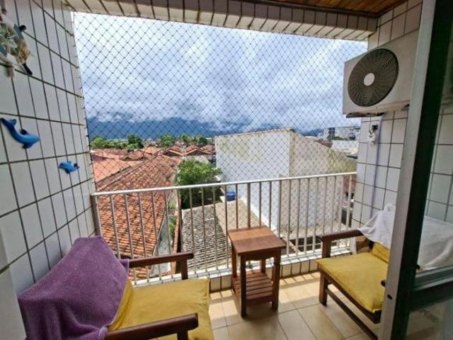Apto 2 Dorms Mobiliado na Orla da Praia Grande | R$ 370 mil
