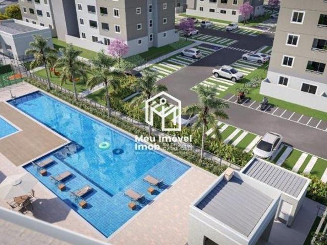 Apto 2 Qtos 1 Vaga 45,46m² Cond Torres do Buritis Samambaia
